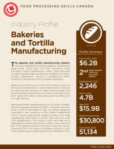 Bakery Industry Profile - Food Processing Skills Canada (FPSC)